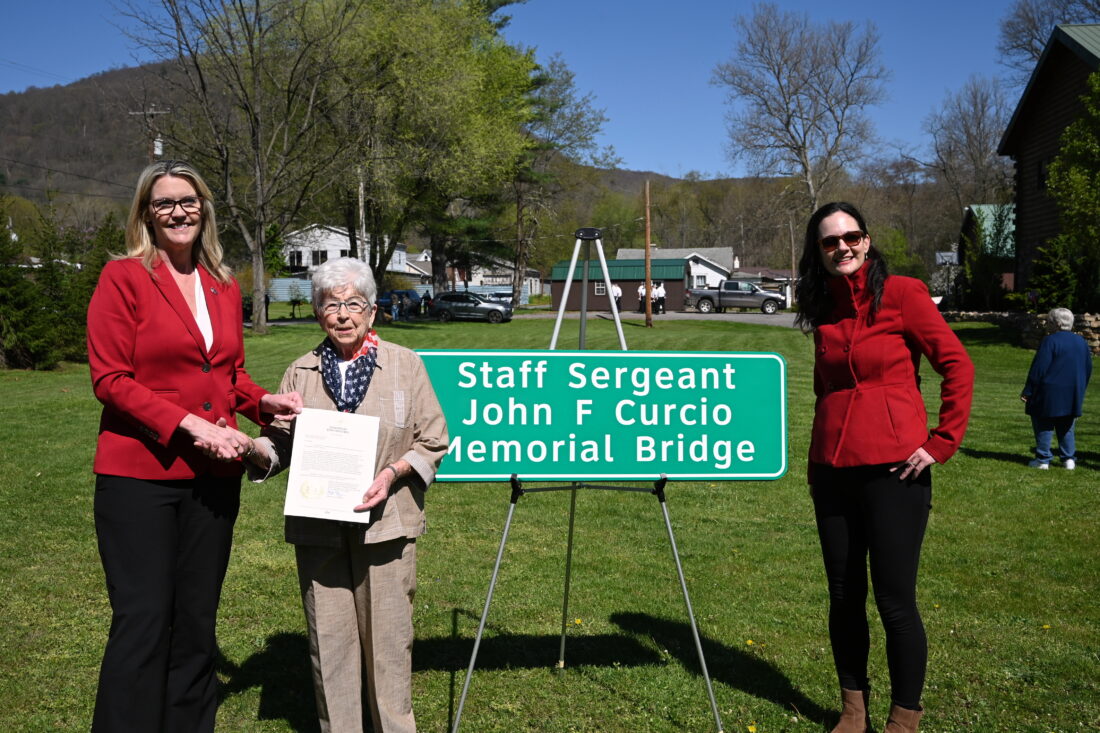 Lasting legacy: Bridge dedicated to Staff Sgt. John F. Curcio in North ...